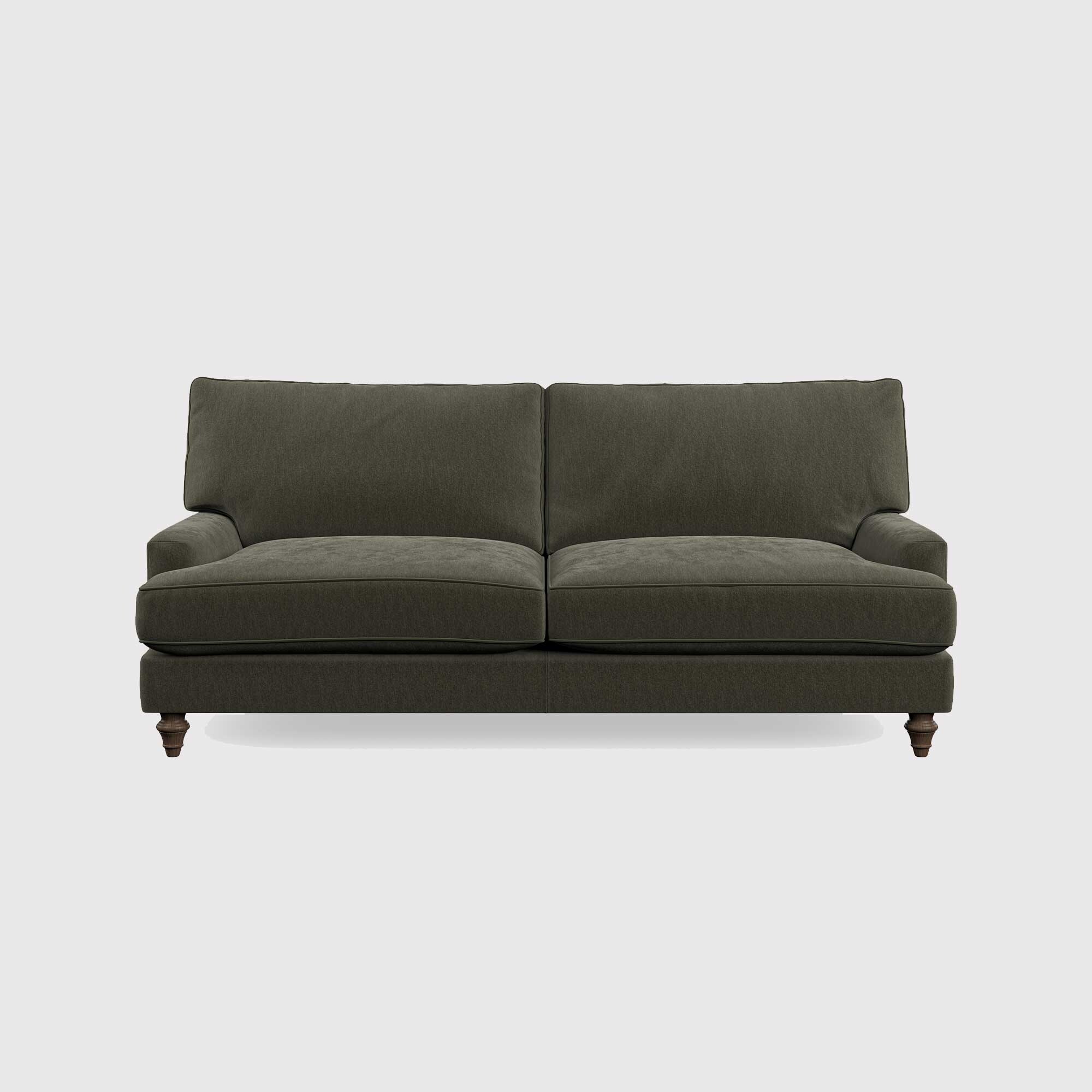Ashcombe Fabric Large 3 Seater Sofa, Warwick Eco Velvet Oyster - Barker ...