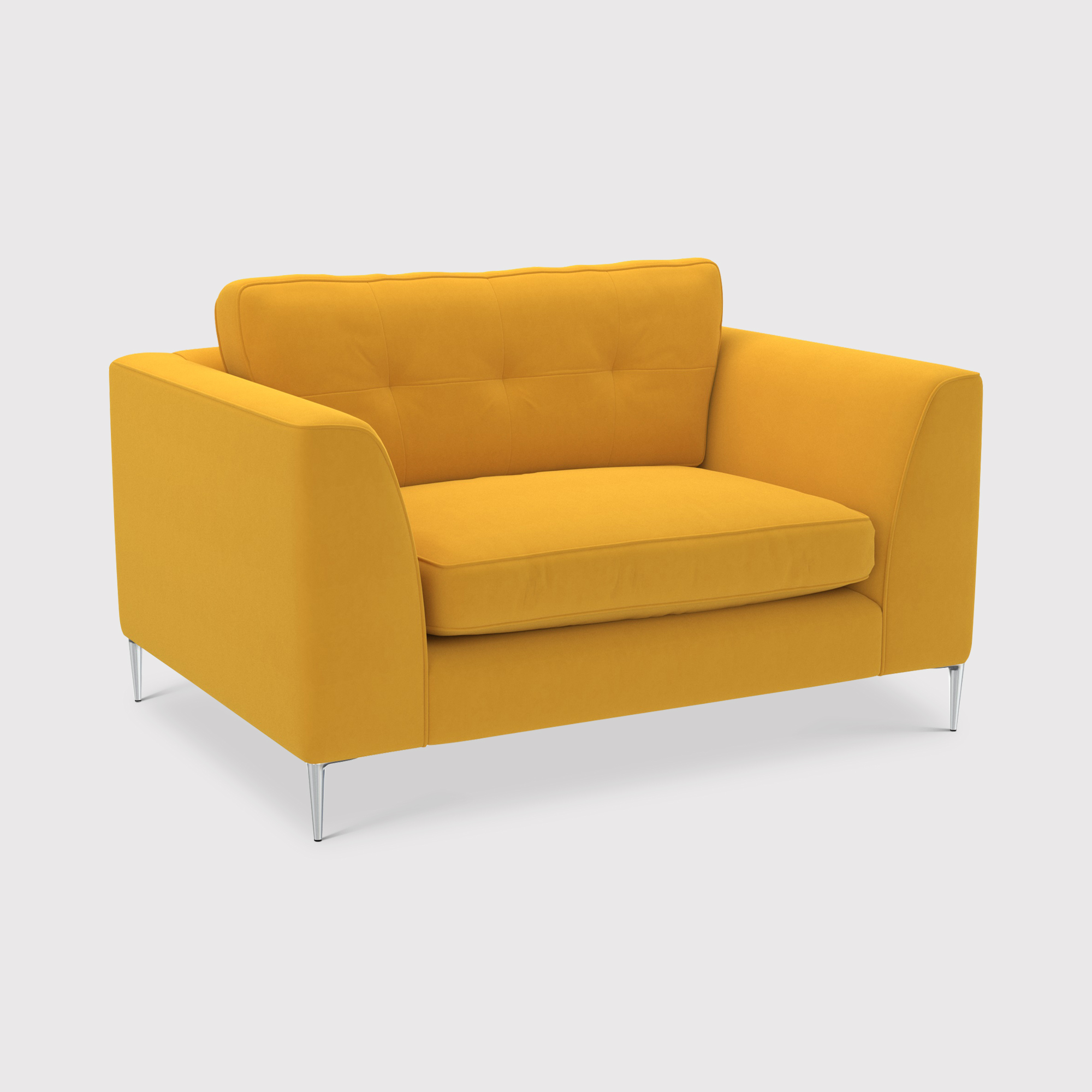 Fabric Loveseats Snuggler Sofas Velvet Chenille Soft Cotton Linen