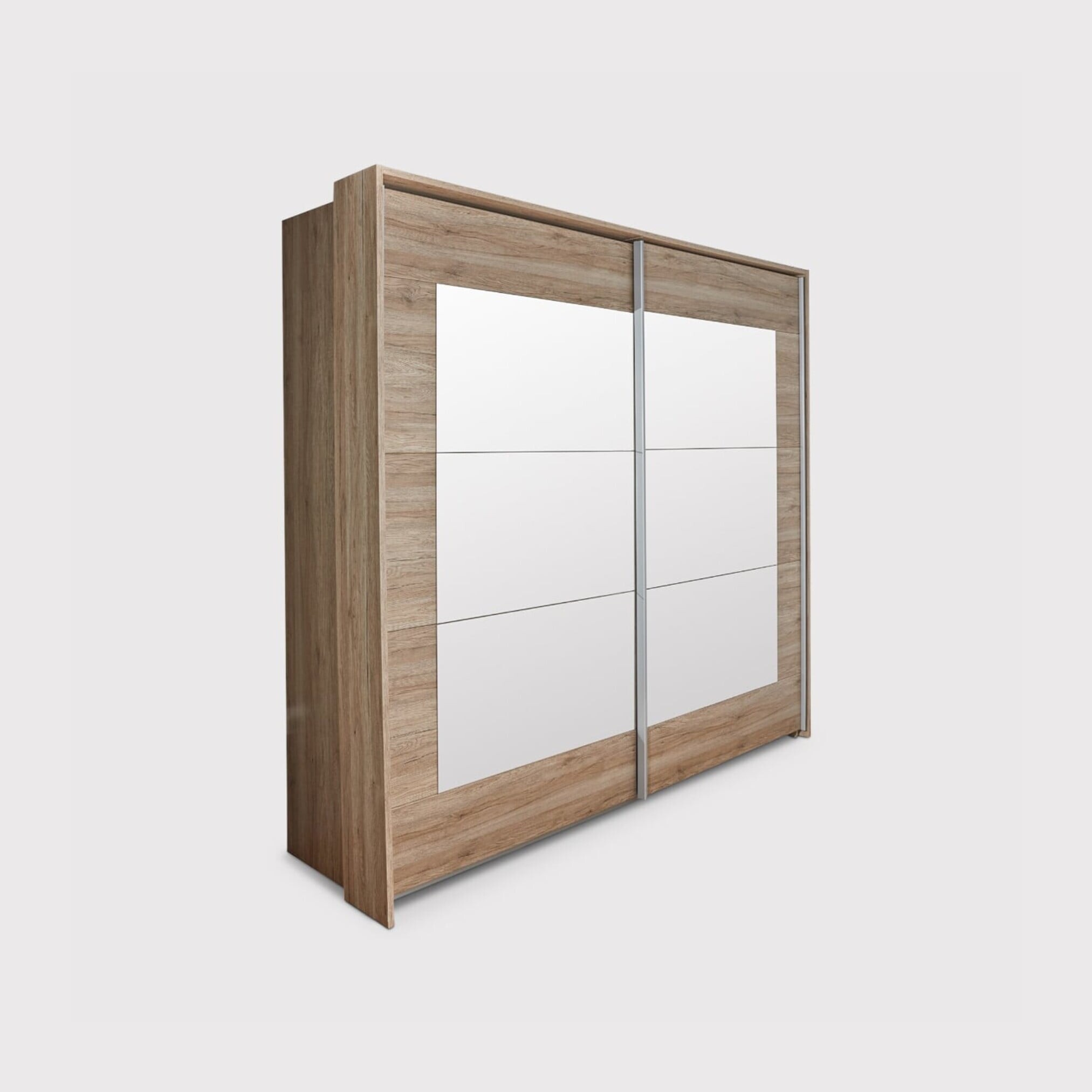 Conrad 181cm 2 Door Sliding Robe, A6J70 Sonoma Oak Colour/Sonoma Oak ...
