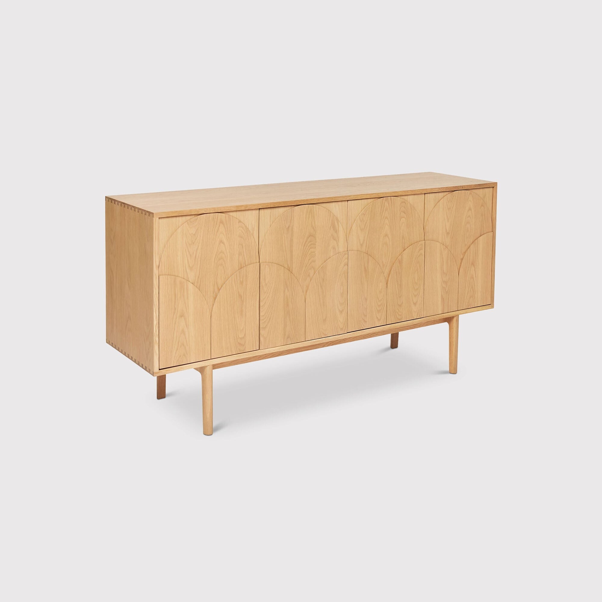 Ercol Amalfi 4 Door Oak Sideboard, DM Natural - Barker & Stonehouse