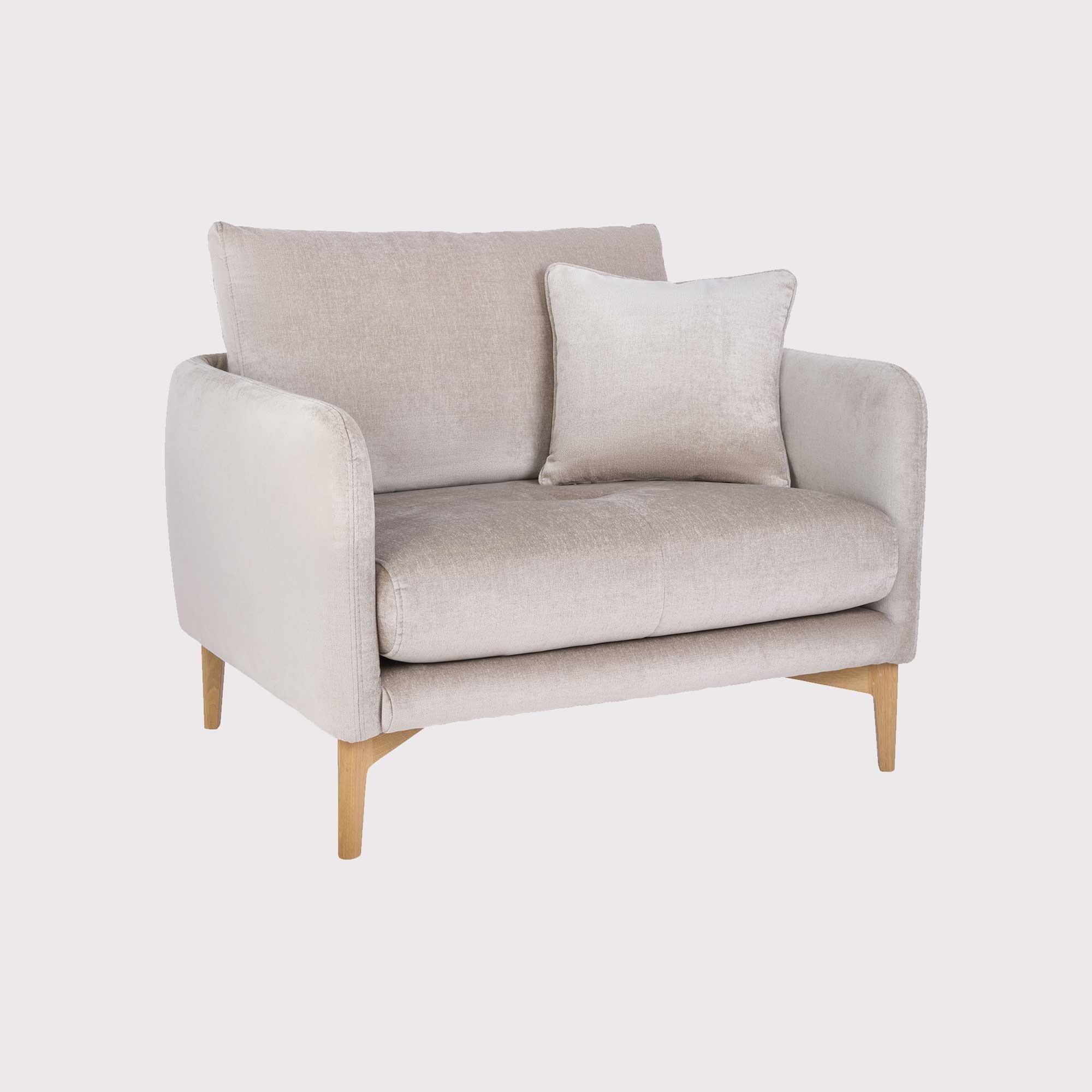 Ercol Aosta Fabric Armchair, U028 Rust - Barker & Stonehouse