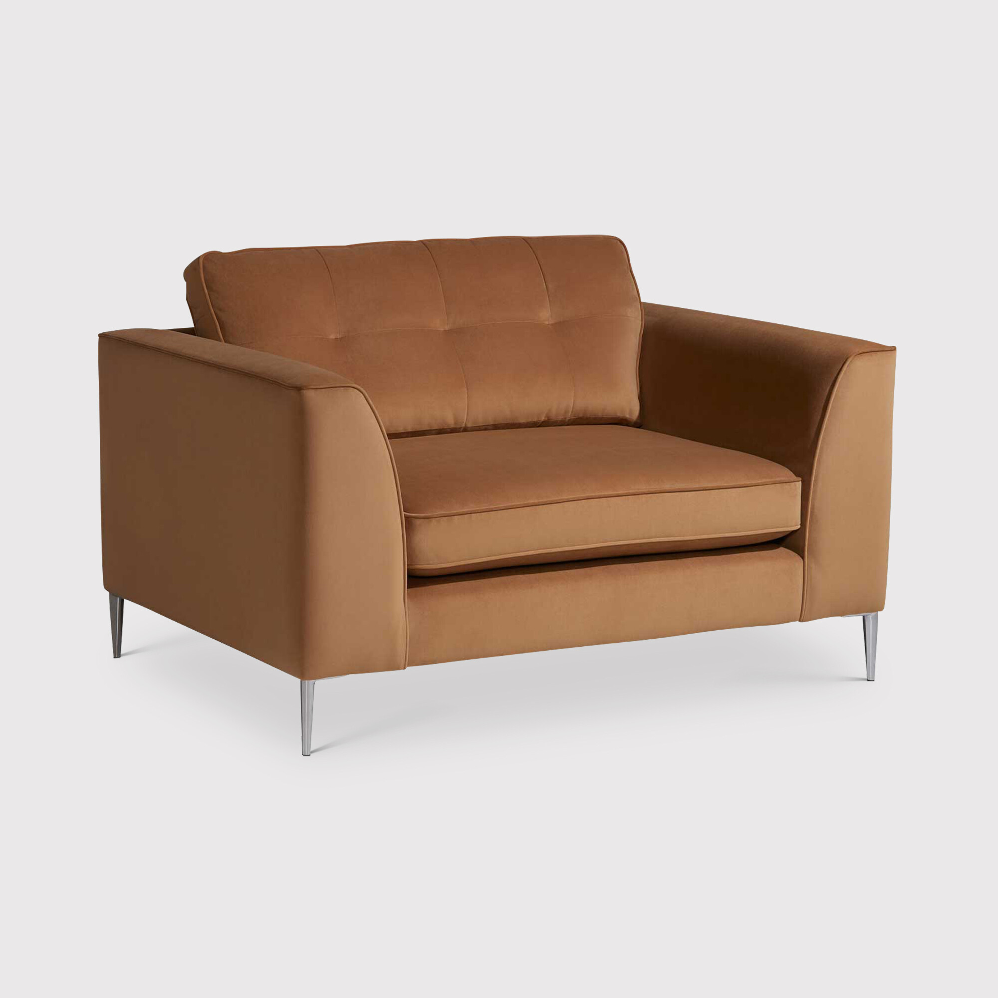 Fabric Loveseats Snuggler Sofas Velvet Chenille Soft Cotton Linen