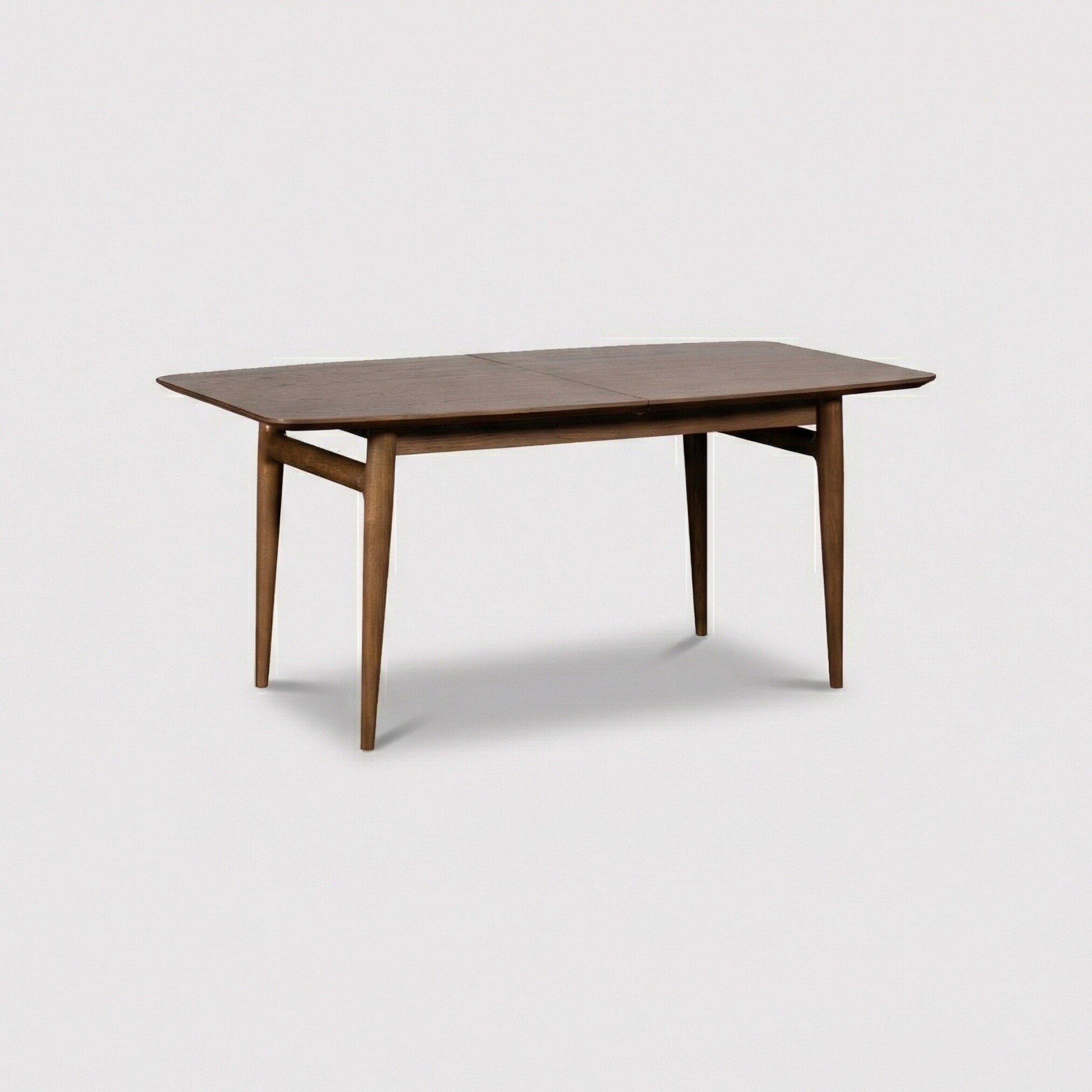 Marlow 160cm-215cm Medium Brown Oak Extending Dining Table, Mid Tone ...