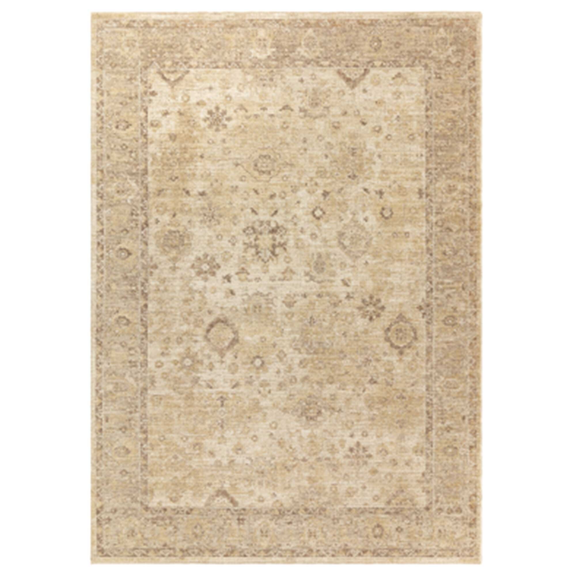 Elaris Ornate Beige 120x160cm Rug, Beige - Barker & Stonehouse