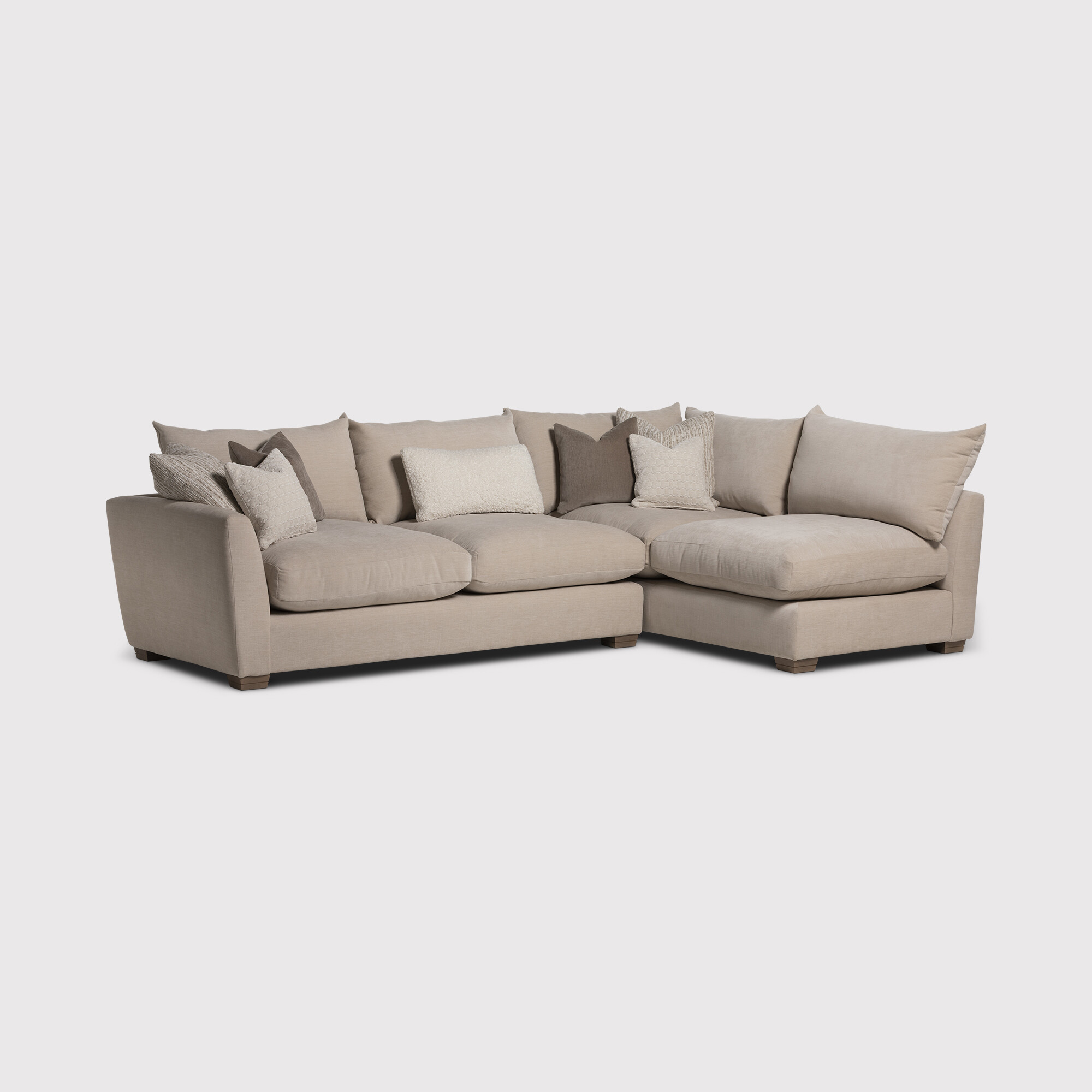 Floyd Fabric Combi Left Hand Corner Sofa, Digby Beige - Barker & Stonehouse