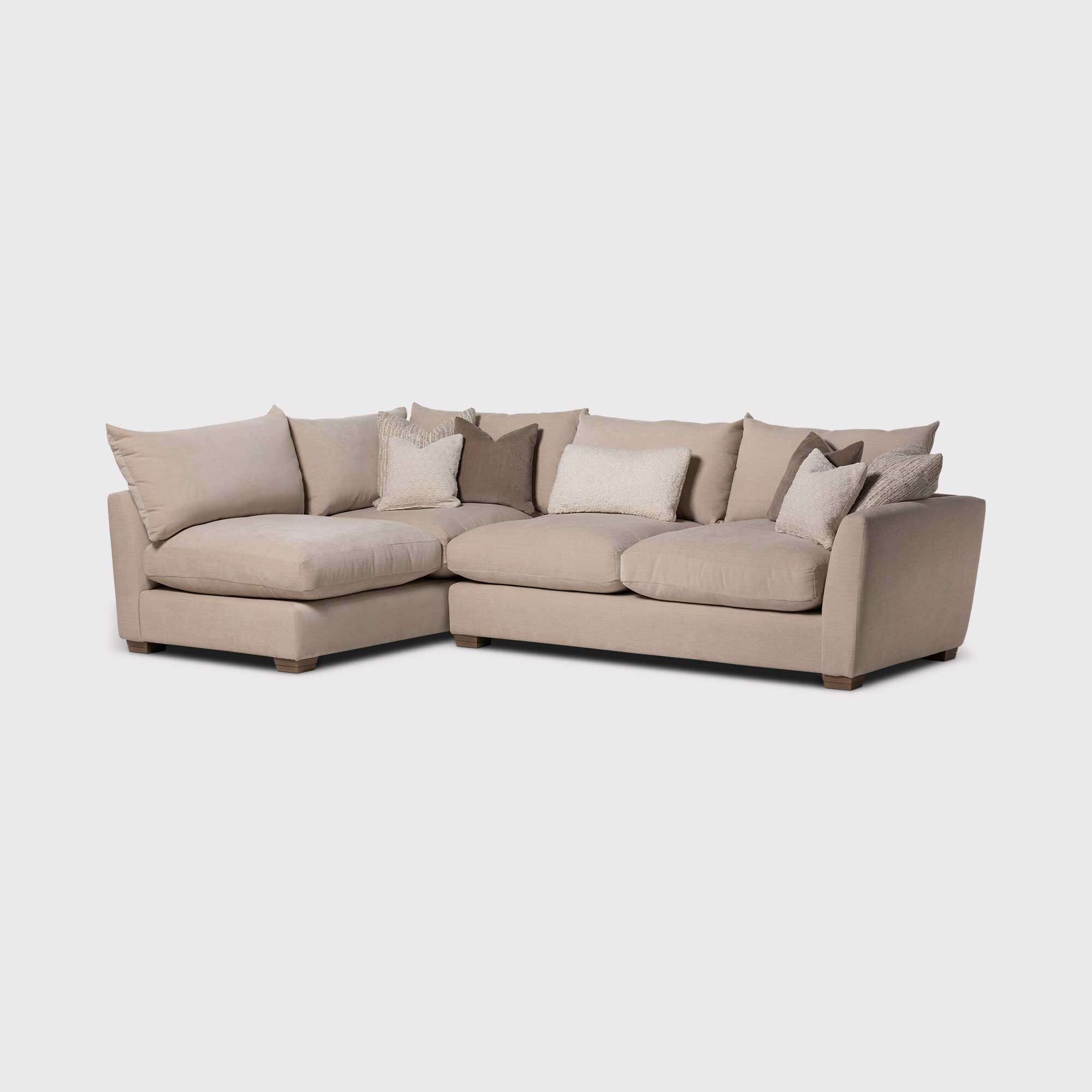 Floyd Neutral Fabric Combi Right Hand Corner Sofa, Digby Beige - Barker ...