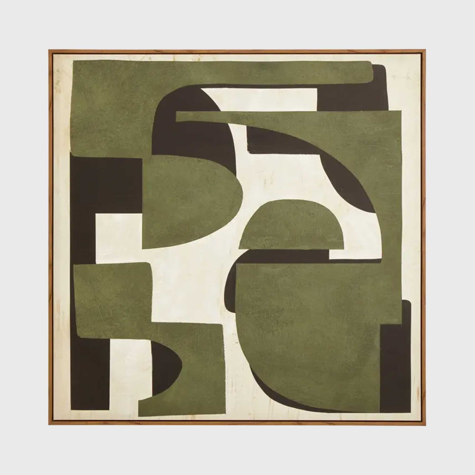 Green Formation Canvas, Multicoloured - Barker & Stonehouse