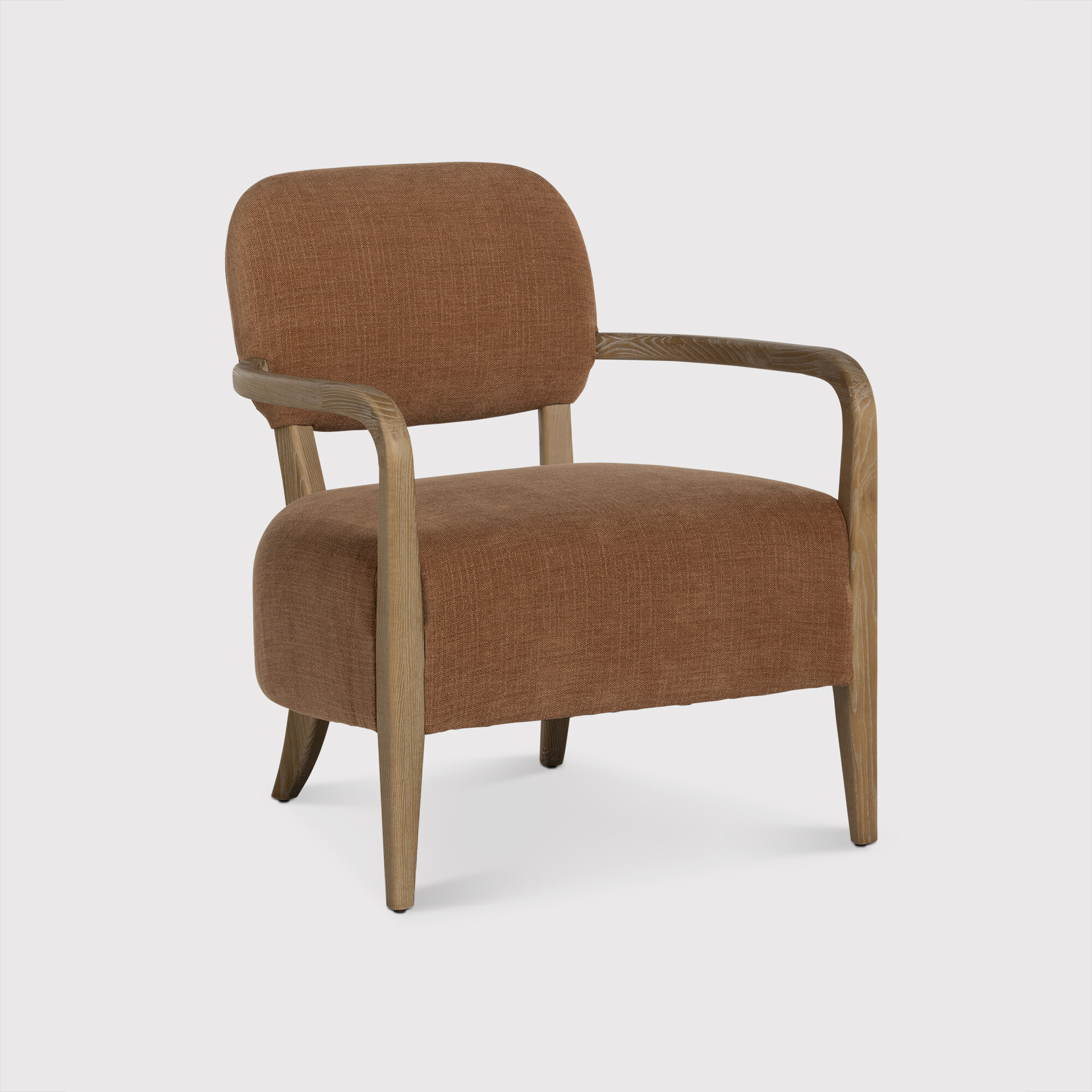 Hartley Rust Fabric Armchair, Rust - Barker & Stonehouse