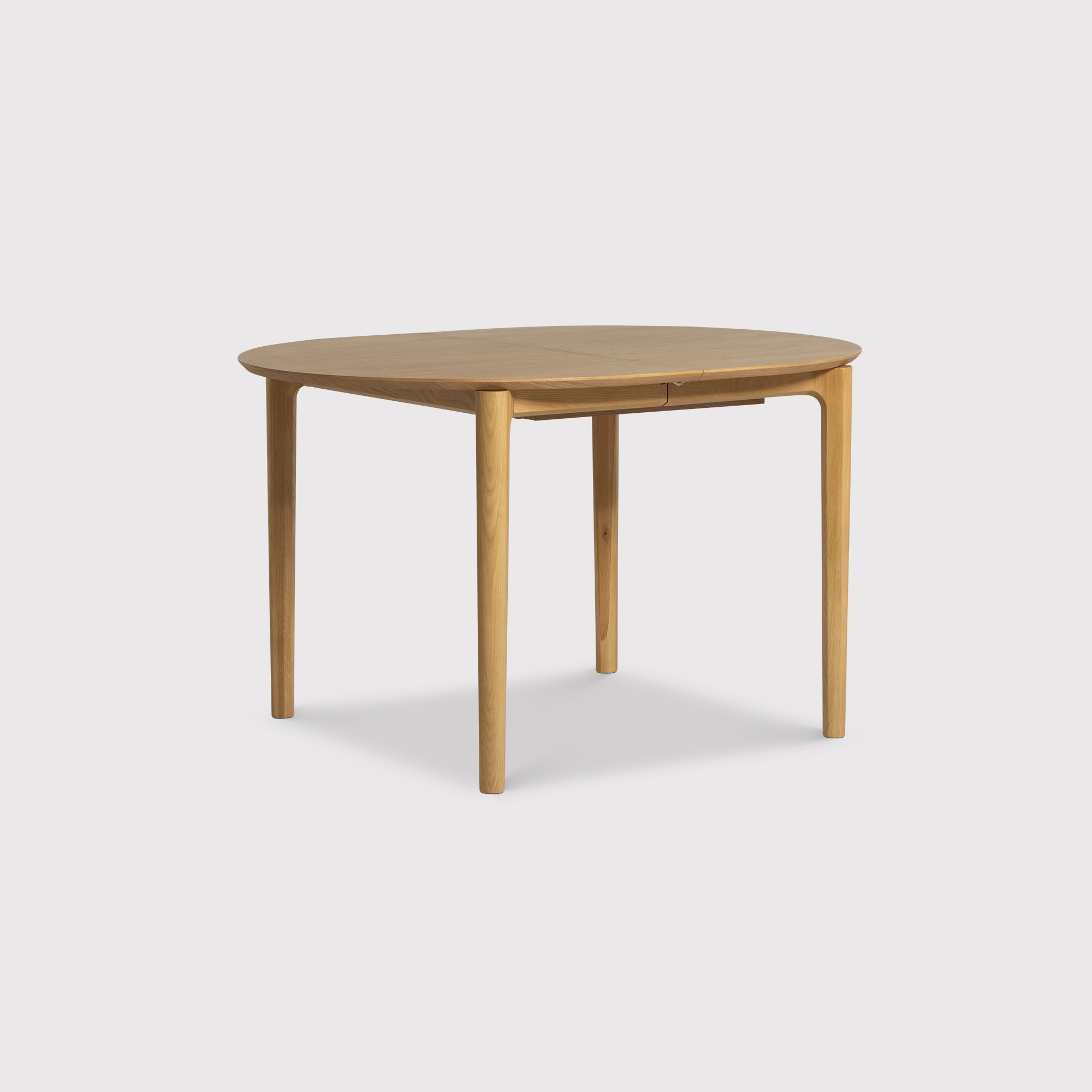 Winchester 130cm-170cm Light Oak Extending Dining Table, PU lacquer ...