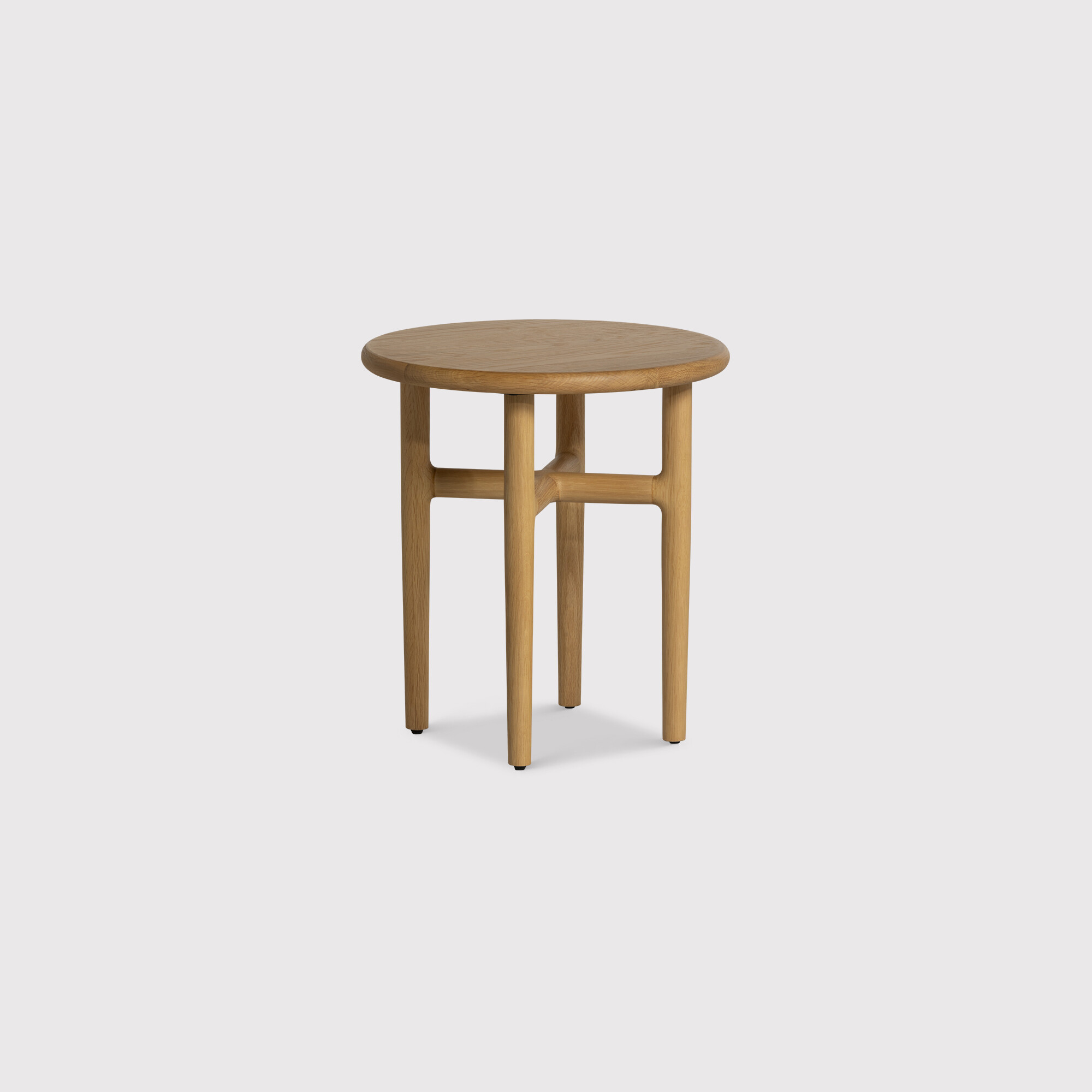 Winchester Light Oak Lamp Table, Natural Oak Wood - Barker & Stonehouse