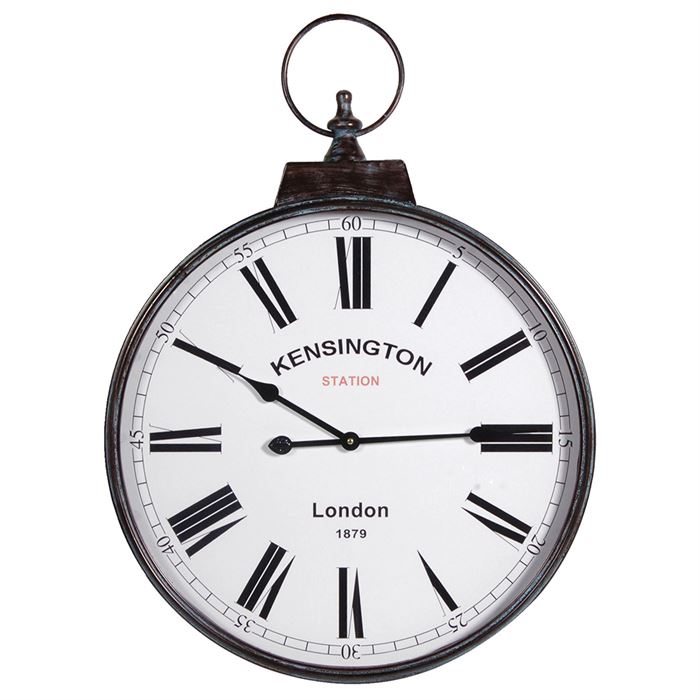 Kensington Wall Clock, Black - Barker & Stonehouse