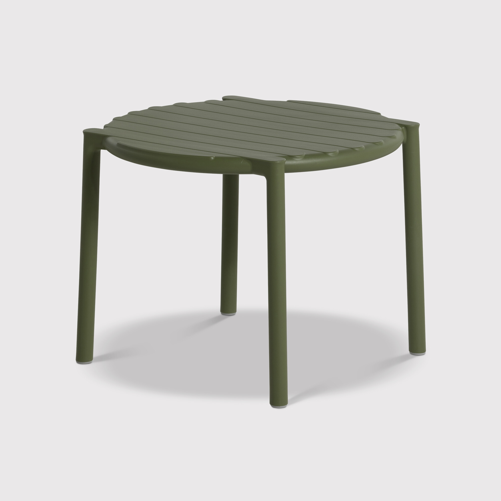 Lima Green Recycled Plastic Garden Side Table, Agave - Barker & Stonehouse
