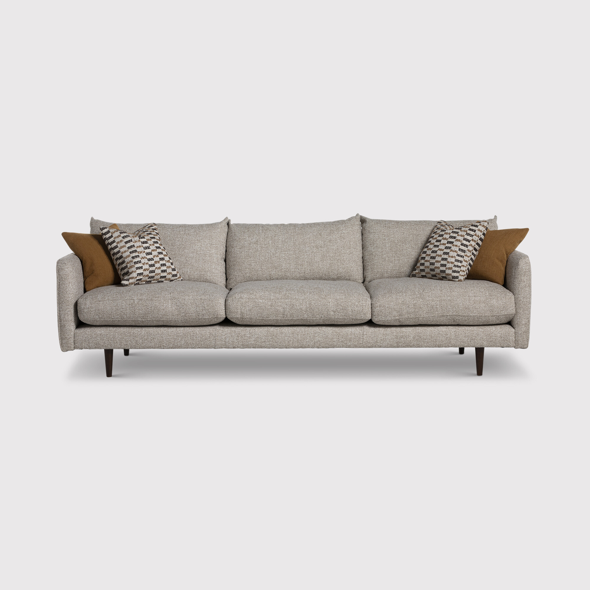 Levico Fabric Extra Large Sofa, Tyne Mocha - Barker & Stonehouse