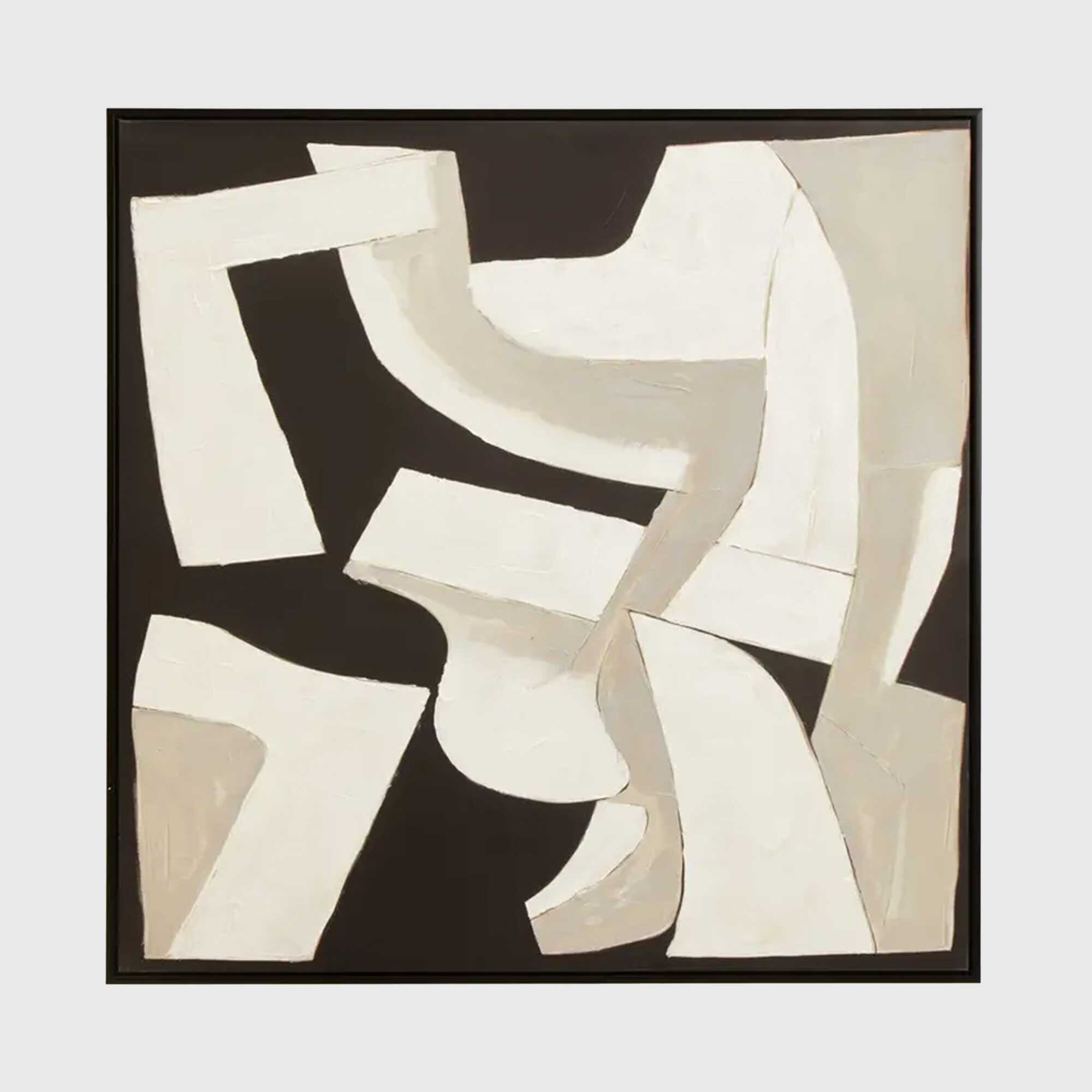 Monochrome Formation Canvas, Multicoloured - Barker & Stonehouse