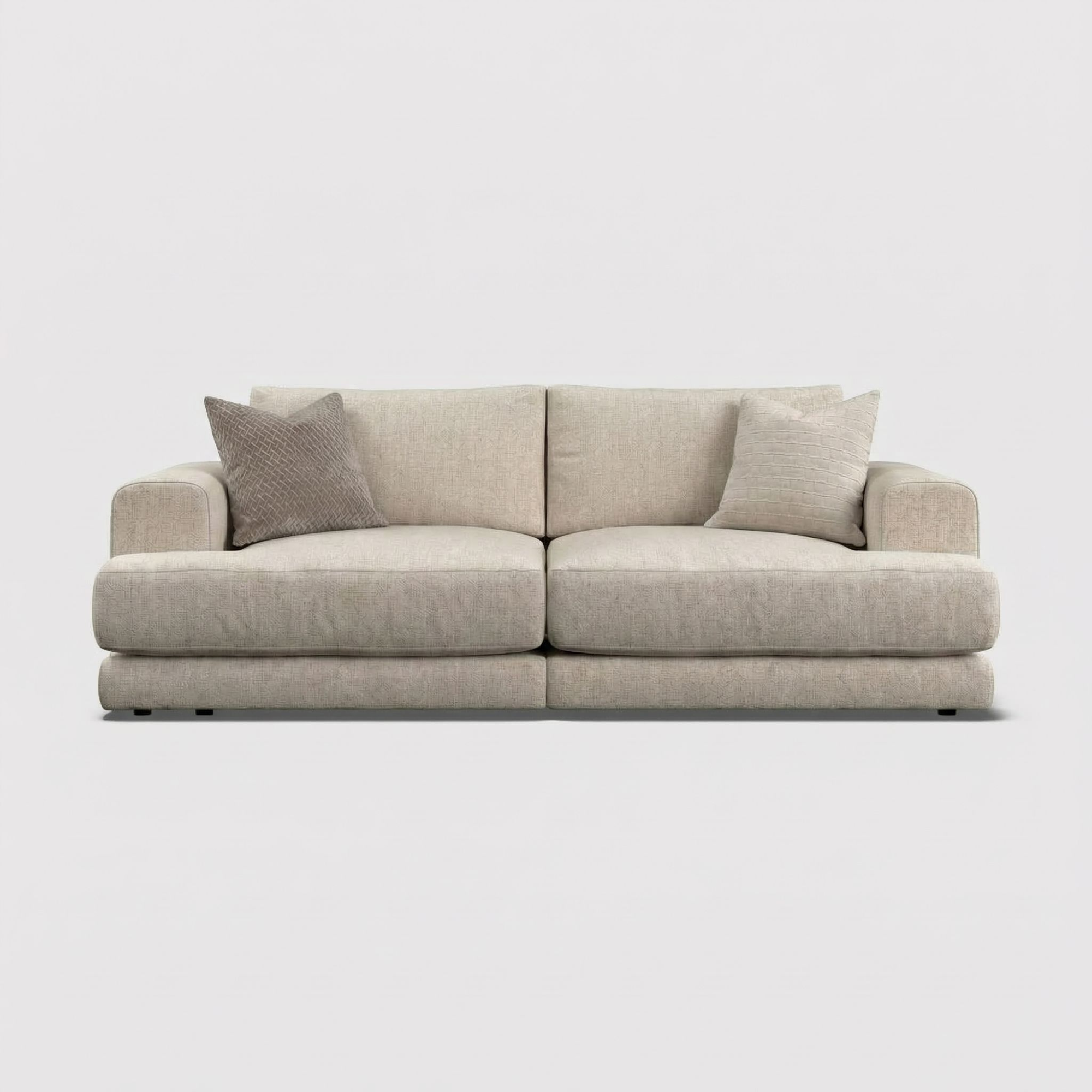 Lomax Fabric Extra Large Split Sofa, Tyne Natural - Barker & Stonehouse