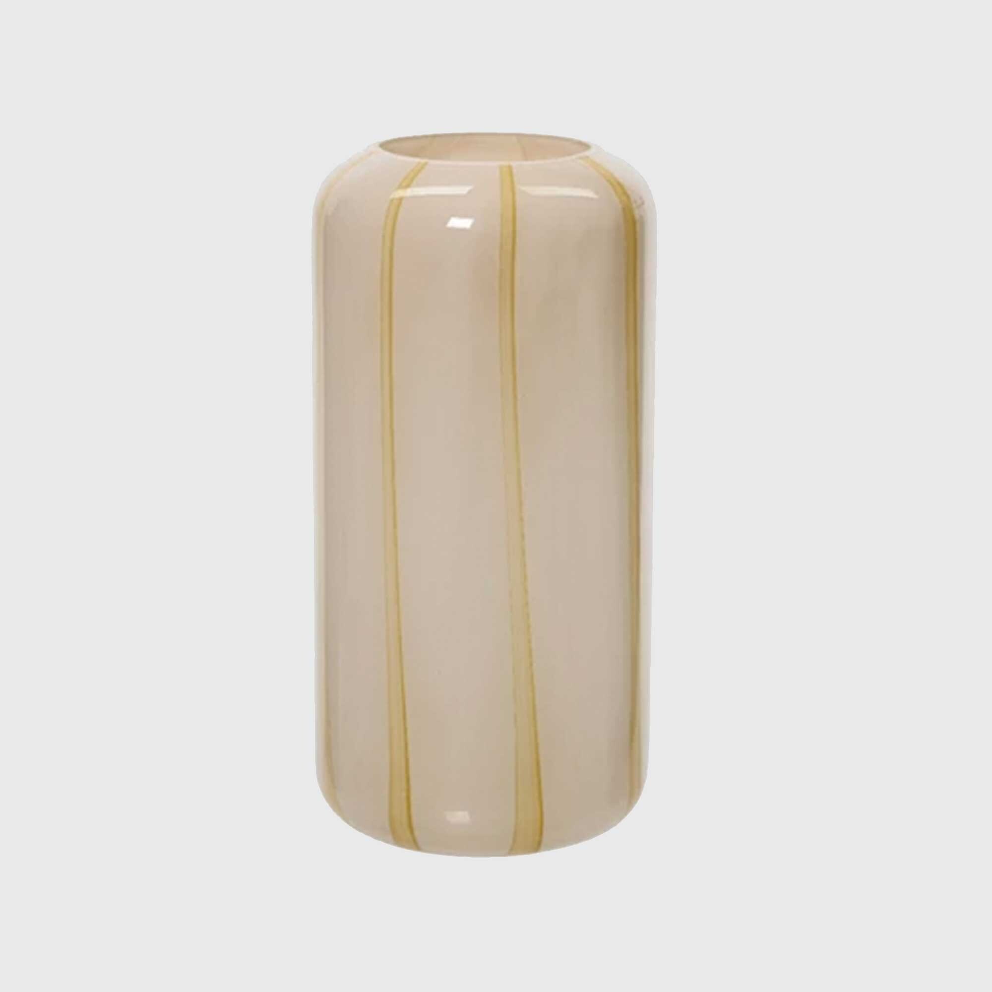 Orange Stripe Vase, - Barker & Stonehouse