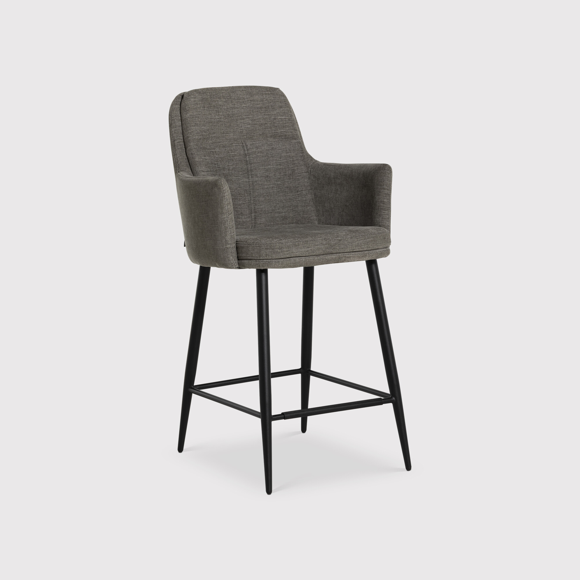 Padua Fabric Bar Stool, Miami Ash - Barker & Stonehouse