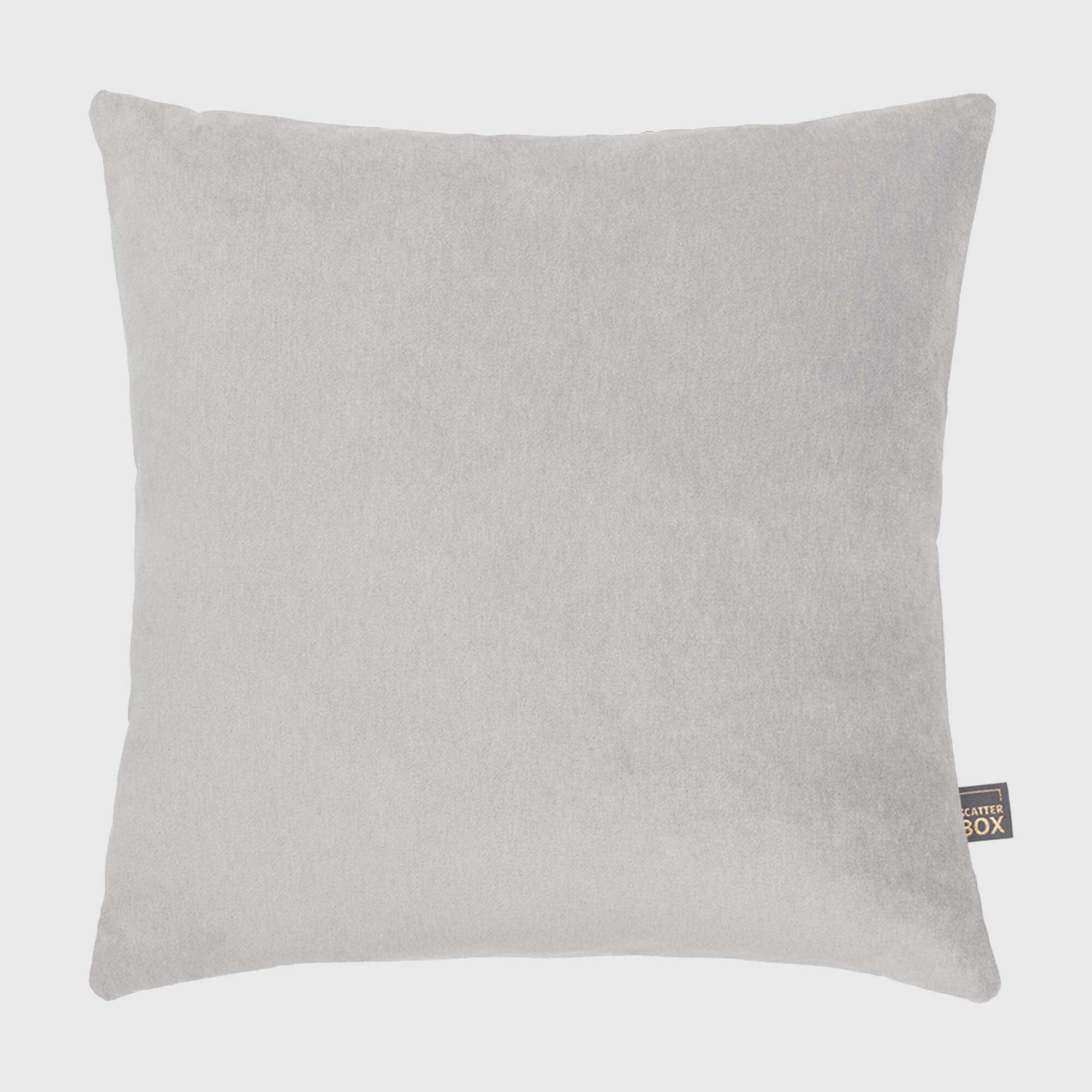 Plush Natural Velvet Cushion, - Barker & Stonehouse