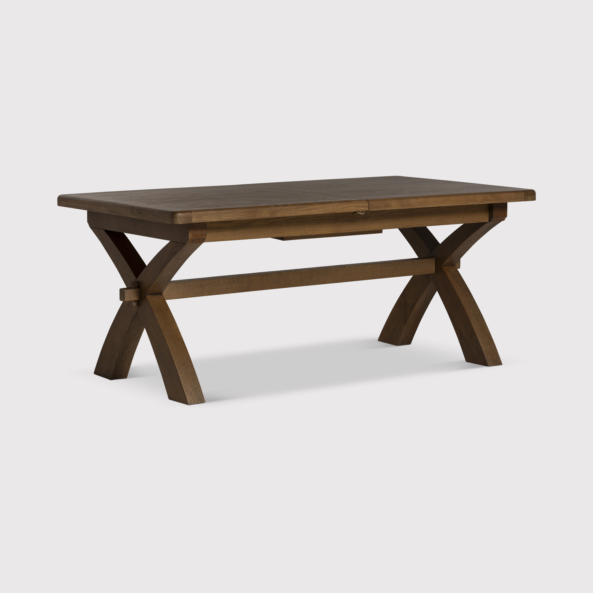 Raithwaite Oak Extending 180-230cm Dining Table, Seats 4-6, Rustic Oak ...