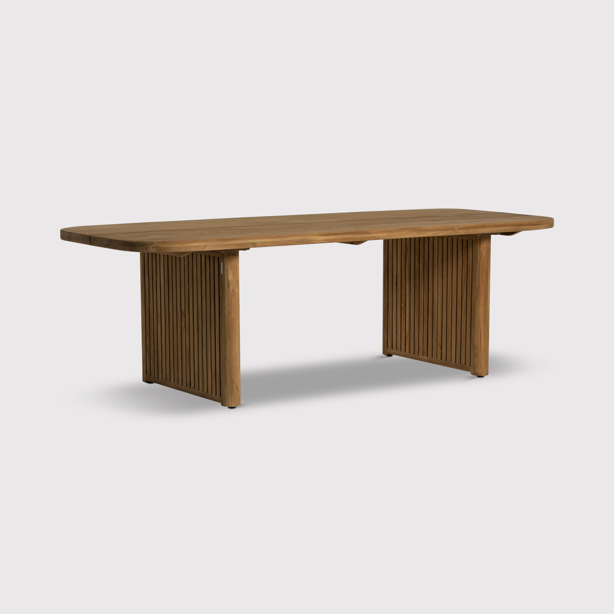 Salta 240cm Honey Teak Wood Garden Table, Honey Teak - Barker & Stonehouse