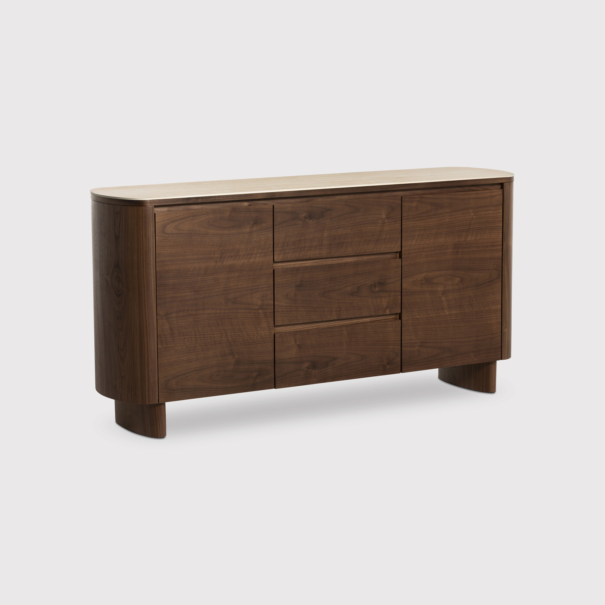 Sumida Ceramic Topped Sideboard, Walnut - Barker & Stonehouse