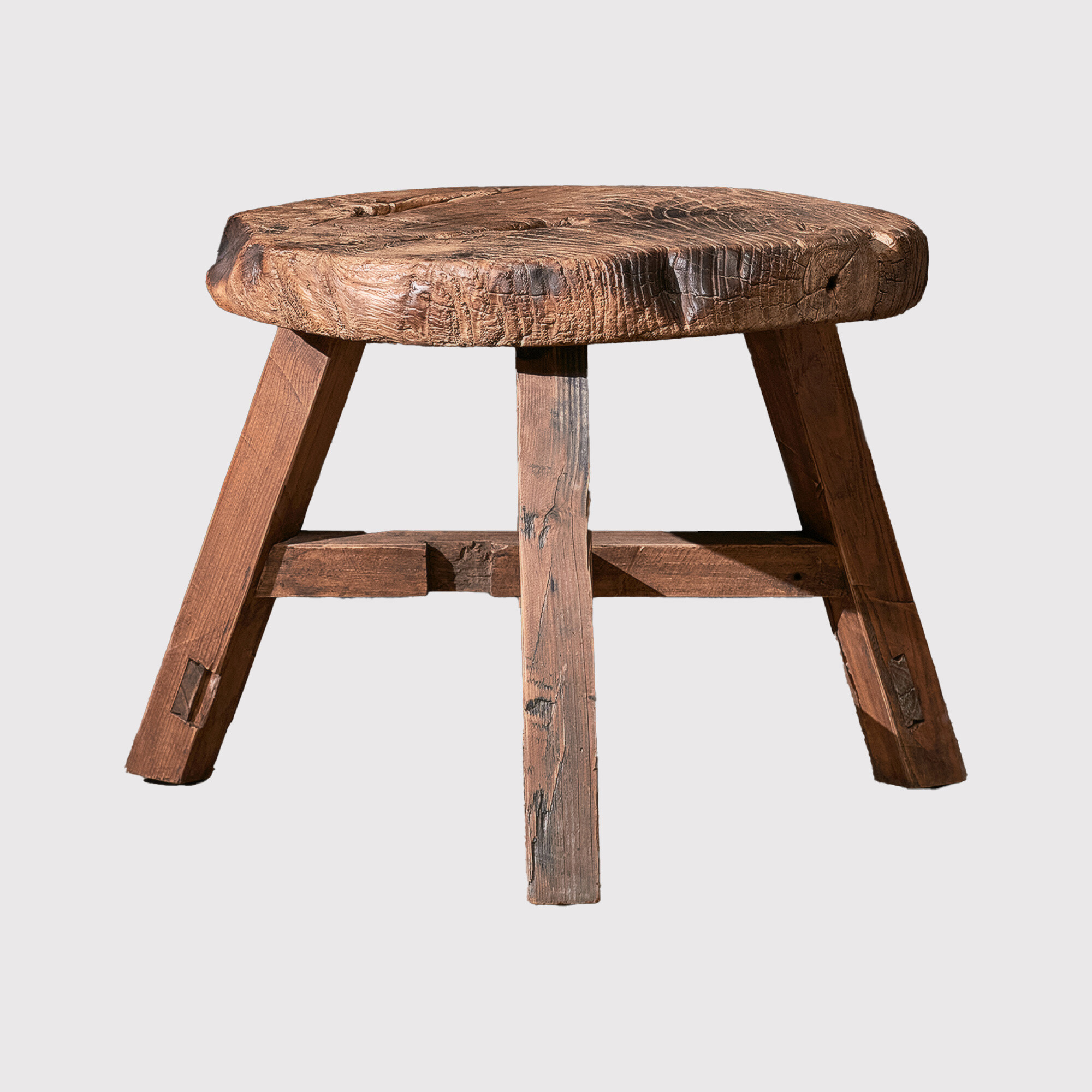 Timothy Oulton Abode Reclaimed Timber Wood Round Coffee Table ...