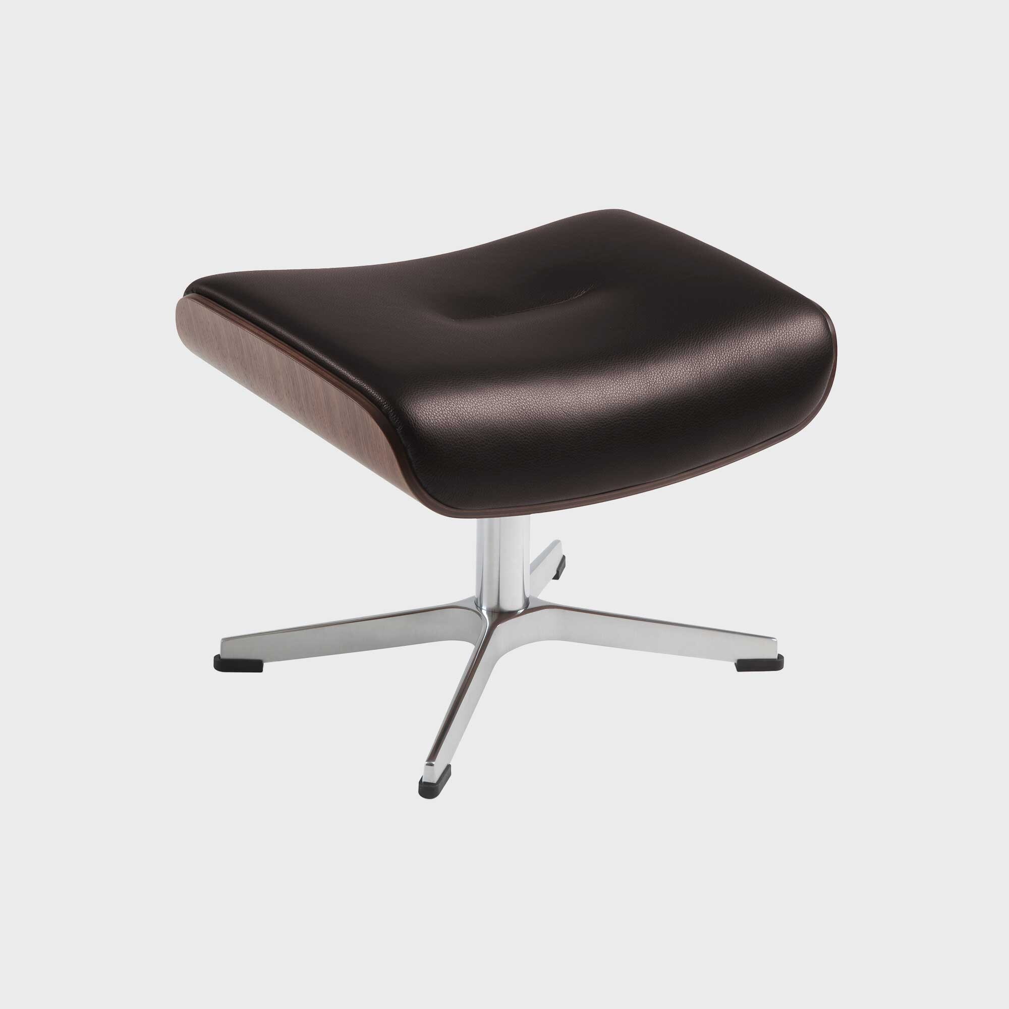 Conform Timeout Leather X-Foot Footstool, Sorrento 892554 Mocca 68 ...