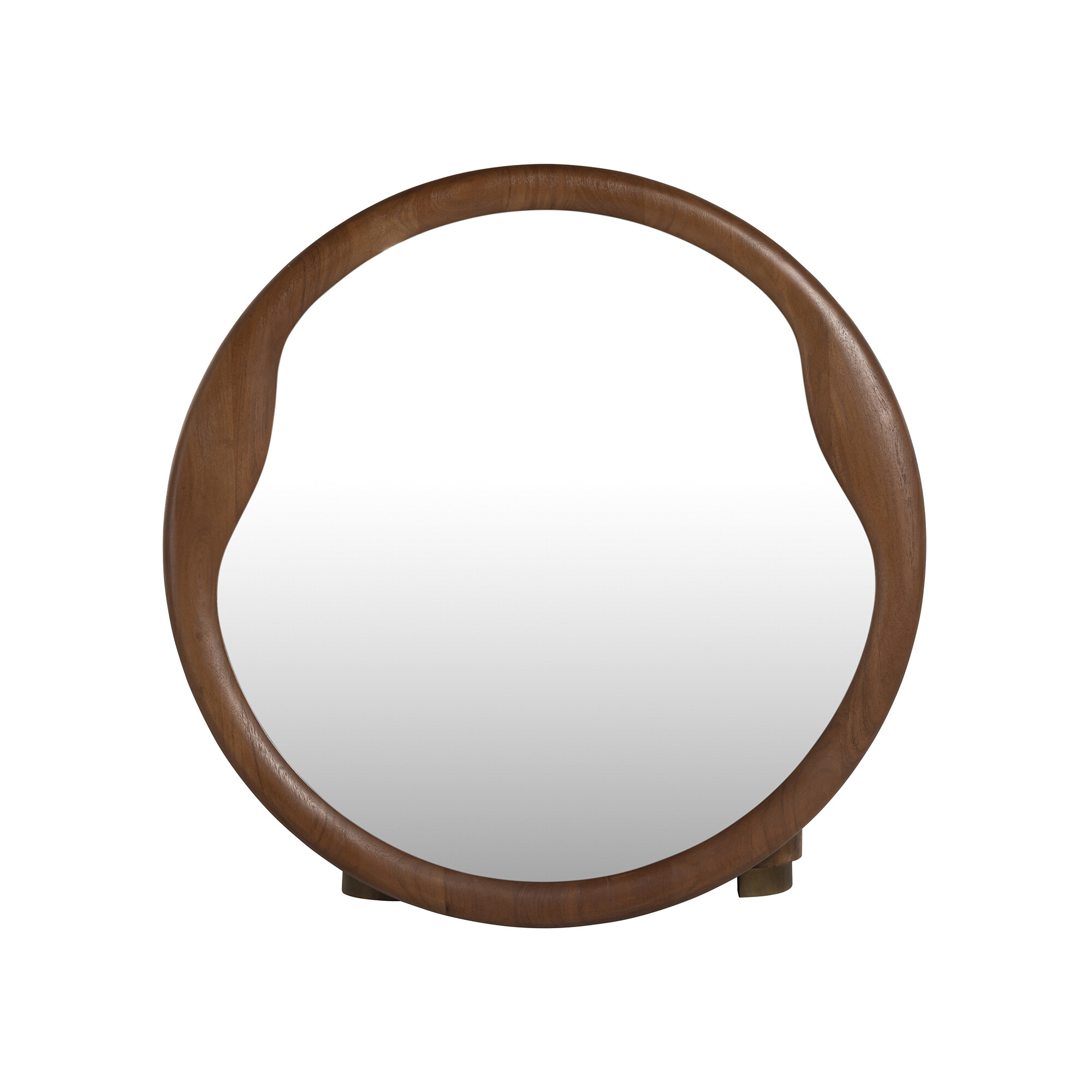 Zerina Walnut Edge Mirror, Light Walnut - Barker & Stonehouse