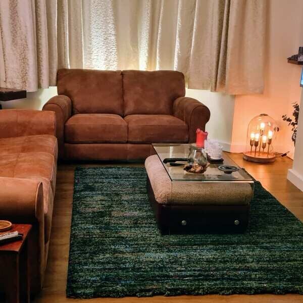 Houston Leather 2 Seater Sofa, Ranch Tan Brown Leather - Barker ...