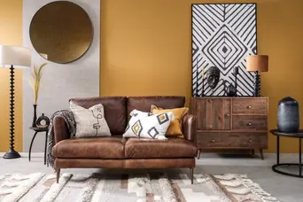 brown sofa colour scheme