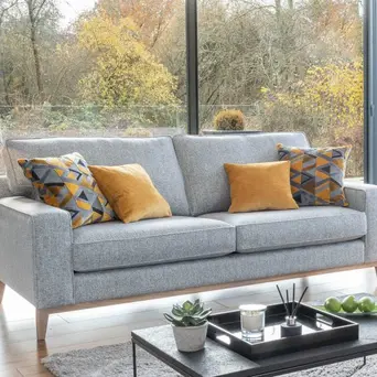 grey sofa seats